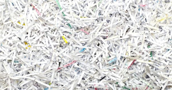 The Brief History of Paper Document Shredding